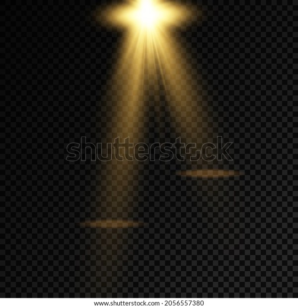Collection Stage Lighting Spotlight Scene Stage Stock Vector (Royalty ...