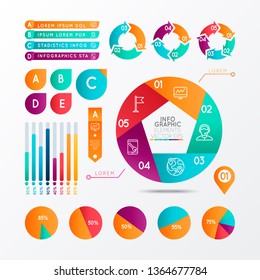 Collection Symbol Infographics Stock Vector (Royalty Free) 1364677784