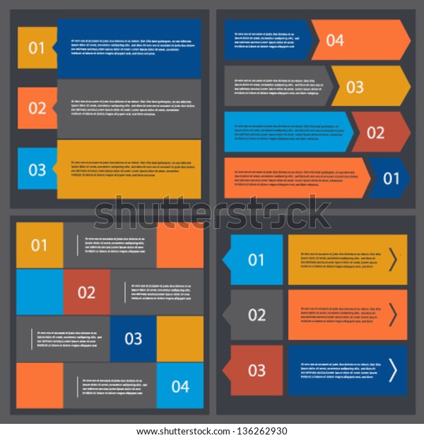Collection Templates Ui Modern Style Banners Stock Vector (Royalty Free ...