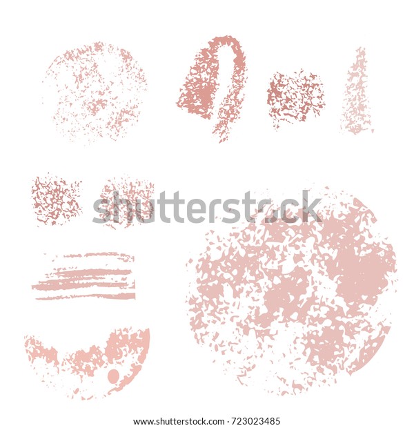 Collection Various Cosmetic Sponge Stamps Texture Stock Vector (Royalty ...
