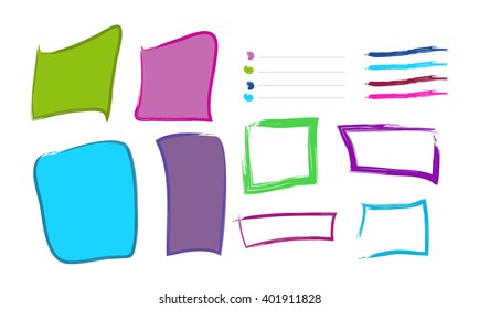 Collection Various Textures Email Stock Vector (Royalty Free) 401911816 ...