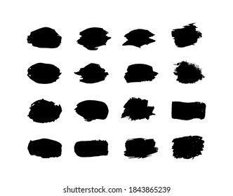 Collection Vector Blots Grunge Textures Spots Stock Vector (Royalty ...