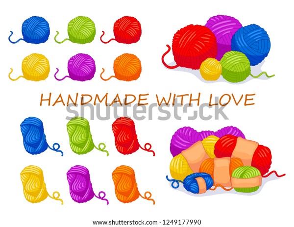 Collection Vector Cartoon Sewing Items Multicolored Stock Vector ...