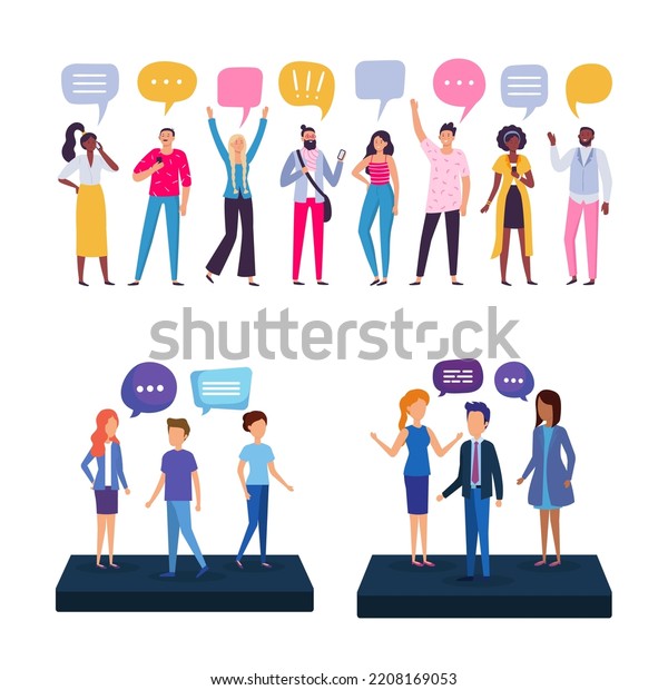 Collection Vector Images People Action Top Stock Vector (Royalty Free ...