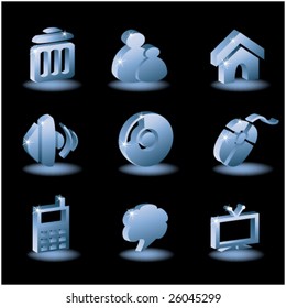 Collection Vector Symbols Stock Vector (Royalty Free) 26045299 ...