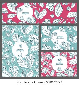 Collection Vector Template Invitations Sticker Printable Stock Vector ...