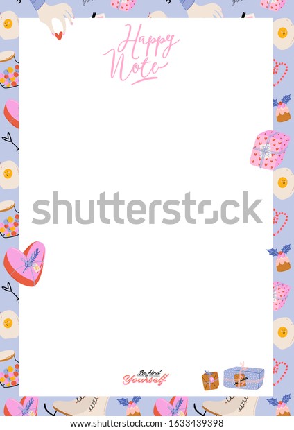 Collection Weekly Daily Planner Note Paper Stock Vector (Royalty Free ...