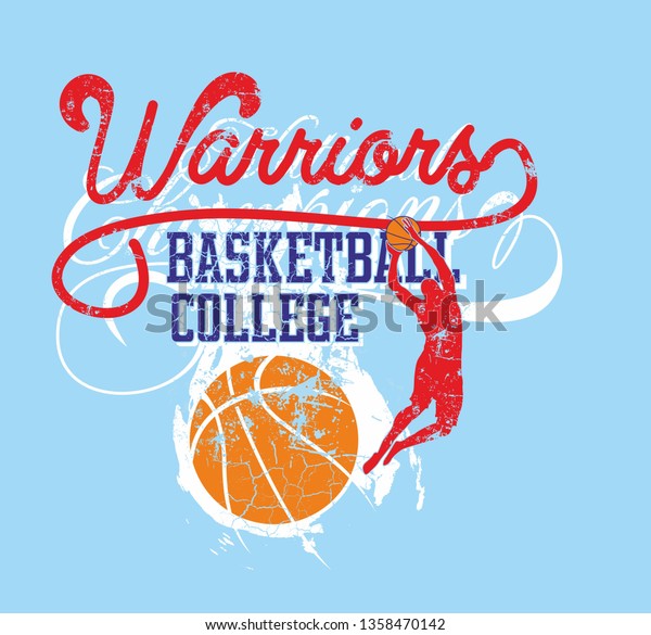 College Basketball Graphic Design Vector Art Stock Vector (Royalty Free ...
