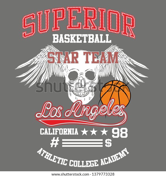 College Basketball Graphic Design Vector Art Stock Vector (Royalty Free ...