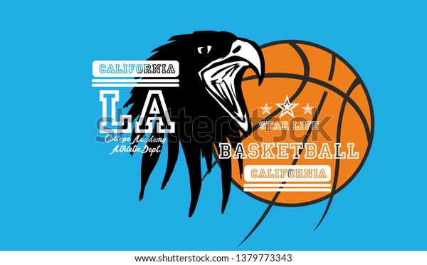 College Basketball Graphic Design Vector Art Stock Vector (Royalty Free ...