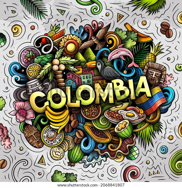 520 imagens de Colombia doodles Imagens, fotos stock e vetores ...