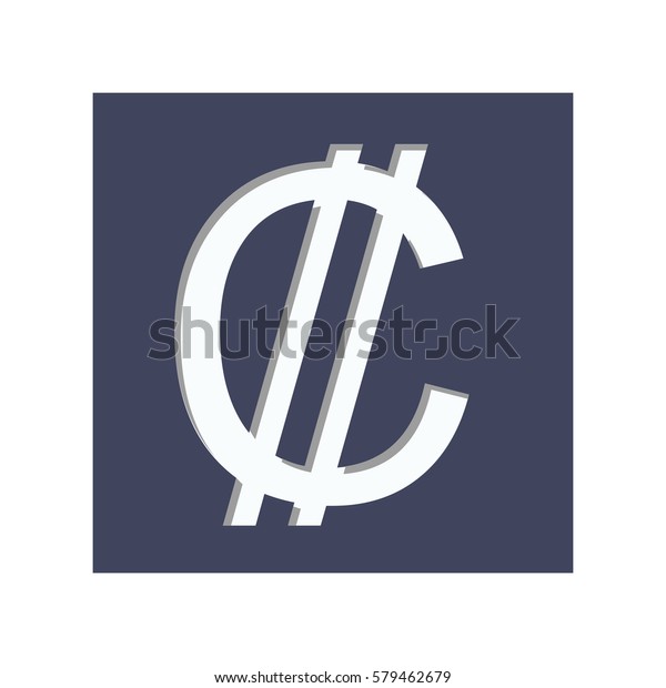 Colon Currency Symbol Icon Image Vector Stock Vector (Royalty Free ...
