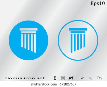 Colon Logo Icon Vector Illustration Eps10 Stock Vector (Royalty Free ...