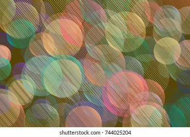 Color Abstract Messy Random Line Circles Stock Vector (Royalty Free ...