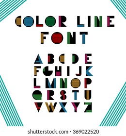 Boon Color Font Vector Alphabet Letters 스톡 벡터(로열티 프리) 1110796835 ...