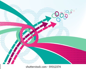 Color Arrow Interaction Bright Stock Vector (Royalty Free) 59312374 ...