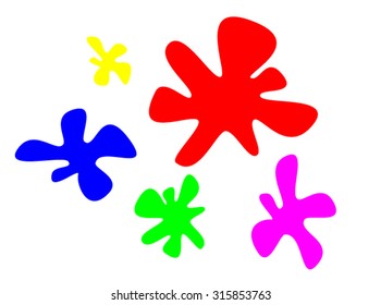 Color Blots Stock Vector (Royalty Free) 315853763 | Shutterstock