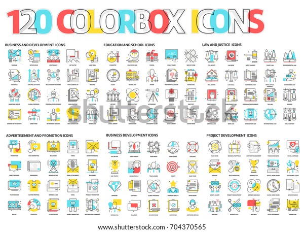 Iconos, ilustraciones, iconos, fondos y gráficos del cuadro de color ...