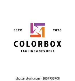 Color Box Technology Logo Design Vector Stock Vector (Royalty Free ...