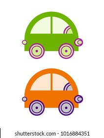 Car 2d Vector Design Illustration Stock Vector (Royalty Free) 1755614135
