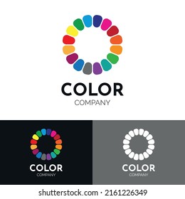 Color Circle Logo Design Vector Corporate Stock Vector (Royalty Free ...
