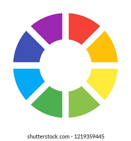 Color Combination Chart: vector de stock (libre de regalías) 1219359445 ...