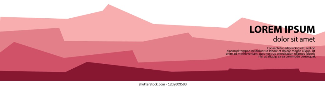 Color Combination Template Banner Header Background Stock Vector ...
