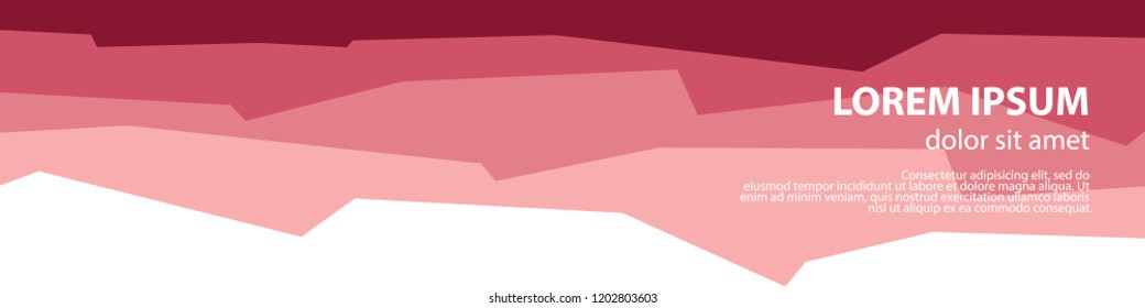 Color Combination Template Banner Header Background: เวกเตอร์สต็อก ...