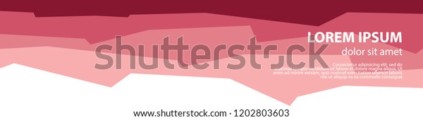 Color Combination Template Banner Header Background: เวกเตอร์สต็อก ...