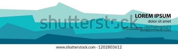 Color Combination Template Banner Header Background Stock Vector ...