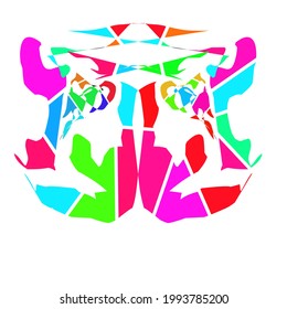 Color Combination Vector On White Background Stock Vector (Royalty Free ...