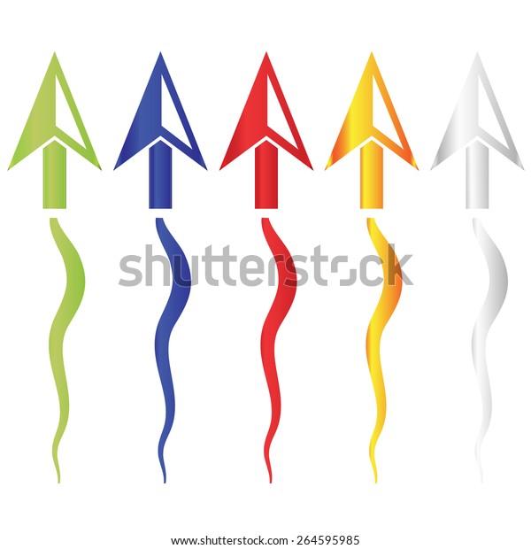 Color Computer Mouse Cursors Symbols Icons Stock Vector (Royalty Free ...