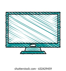 Color Crayon Stripe Image Lcd Monitor Stock Vector (Royalty Free ...