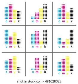 Color Diagram Chart Stock Vector (Royalty Free) 491028325