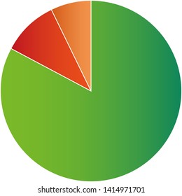 Color Diagram Chart Vector Illustration Stock Vector (Royalty Free ...
