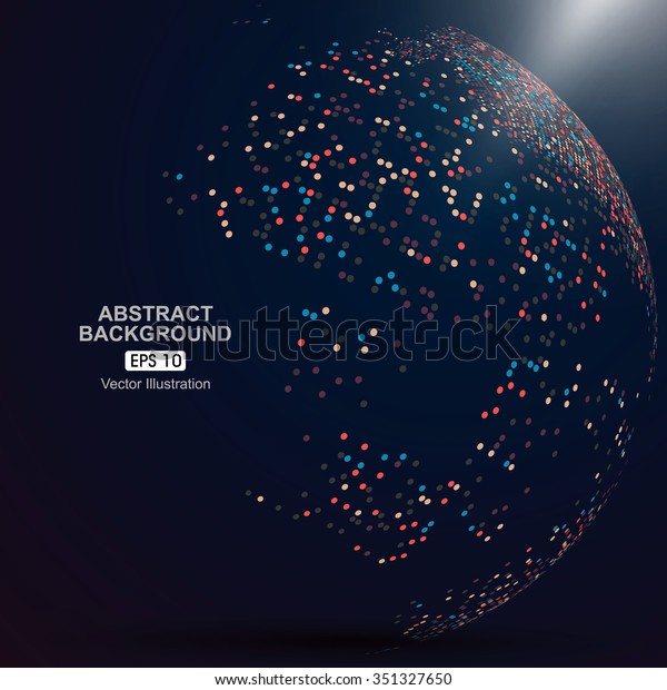 Color Dot Composition Abstract Graphic Stock Vector (Royalty Free ...