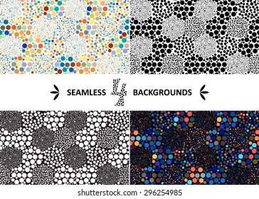 Color Dot Pattern Swatches Set Stock Vector (Royalty Free) 296254985 ...