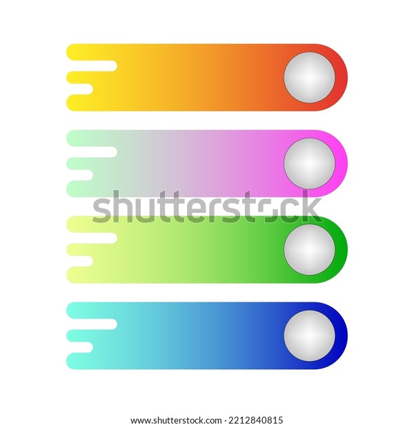 Color Equalizer Sliders Line Art Color Stock Vector (Royalty Free ...