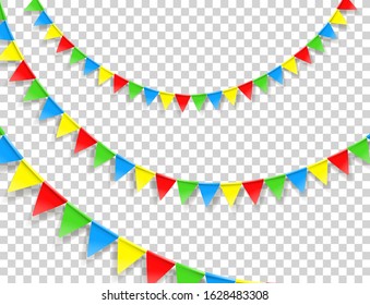 Color Flag Strings Vector Clipart Stock Vector (Royalty Free ...