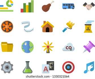 Color Flat Icon Set House Flat Stock Vector (Royalty Free) 1330321064 | Shutterstock