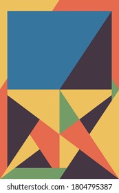 Color Geometric Design Vector Backgroundeps10 Illustration Stock Vector ...