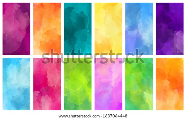 Color Highlight Stripes Banners Hand Drawn Stock Vector (Royalty Free ...
