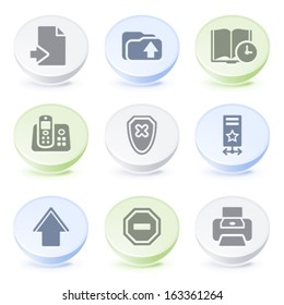 Color Icons Internet Stock Vector (Royalty Free) 163361264 | Shutterstock