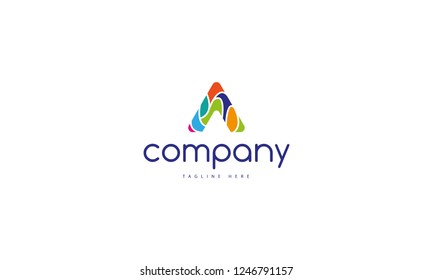 Color Letter Logo Stock Vector (Royalty Free) 1246791157 | Shutterstock