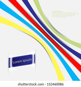 Color Line Background Stock Vector (Royalty Free) 152460086 | Shutterstock