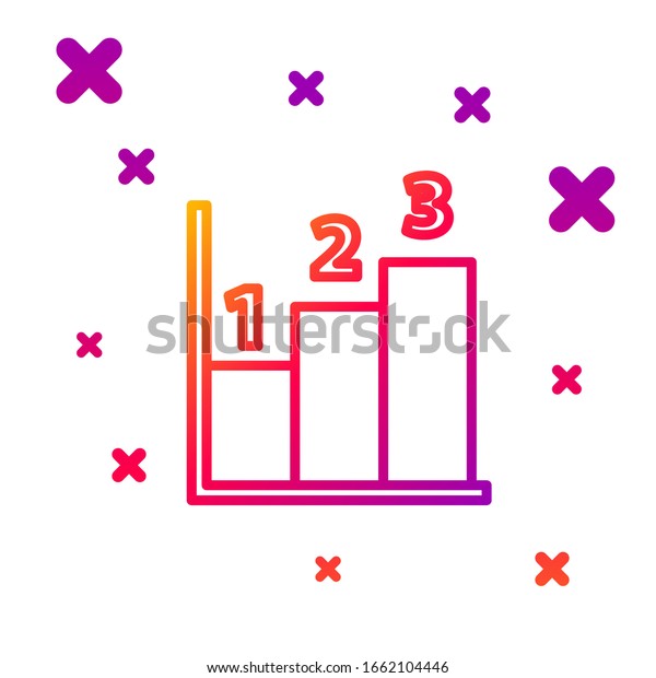 Color Line Graph Schedule Chart Diagram Stock Vector (Royalty Free ...