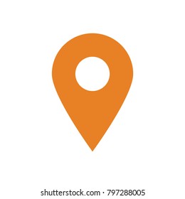 22,725 Orange Location Icon Images, Stock Photos & Vectors | Shutterstock