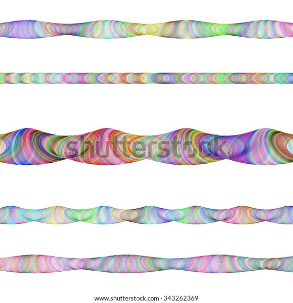 Color page text divider line design set - Stock Image - Everypixel