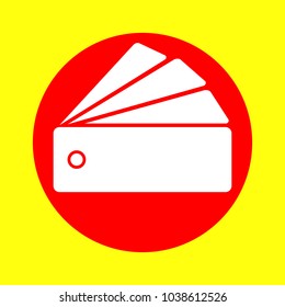 Color Palette Guide Icon Vector White Stock Vector (Royalty Free ...