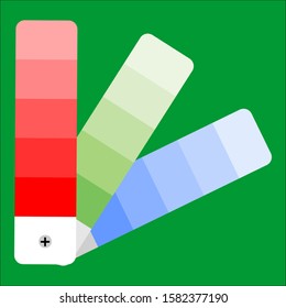Color Palette Guide Icon Vector Illustration Stock Vector (Royalty Free ...